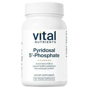 VITAL NUTRIENTS Pyridoxal-5-phosphate 50mg 90 Capsules - One-color