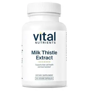 VITAL NUTRIENTS Milk Thistle Extract 250mg 60 Capsules - One-color