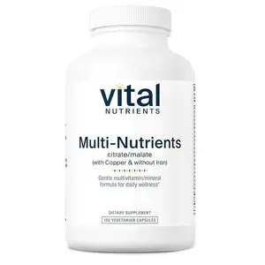 VITAL NUTRIENTS Multi-nutrients 2 Citrate/malate Formula 180 Capsules - One-color