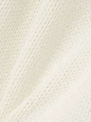 Alaïa Sleeveless Wool Turtleneck Sweater - White