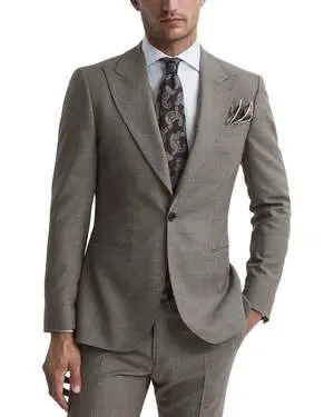 REISS Chewton Wool Jacket - Brown