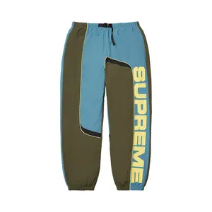 Supreme Paneled Belted Track Pant 'olive - Green