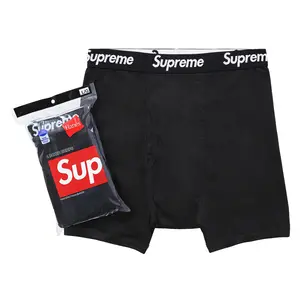 Supreme X Hanes Boxer Briefs - Black