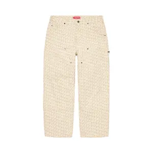 Supreme Monogram Double Knee Denim Painter Pant - Tan