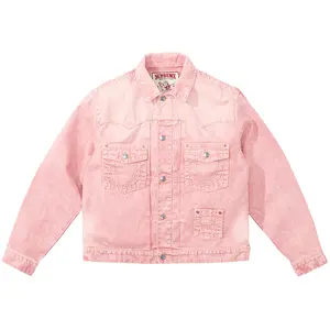Supreme X True Religion Denim Trucker Jacket - Pink