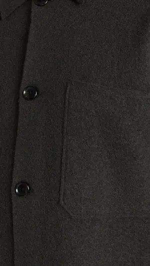 Nn07 Jonas Full Button Sweater - Dark Army
