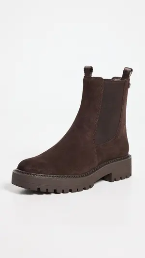 Sam Edelman Laguna Chelsea Boots - Chocolate Brown