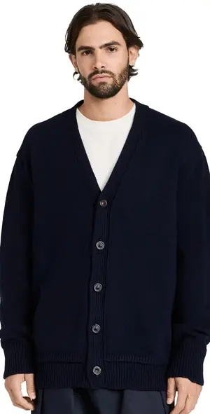 MAISON MARGIELA Elbow Patch Cardigan
