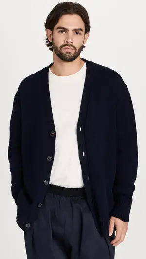 MAISON MARGIELA Elbow Patch Cardigan