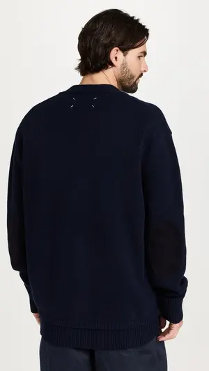 MAISON MARGIELA Elbow Patch Cardigan