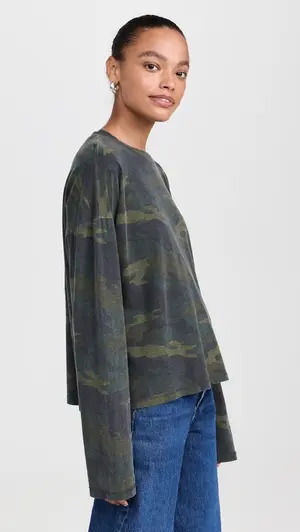 ASKK NY Printed Long Sleeve Top