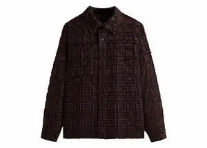 Kith Fils Coupe Check Boxy Collared Overshirt