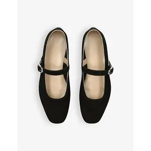 Le Monde Beryl Mary Jane Square-toe Suede Pumps