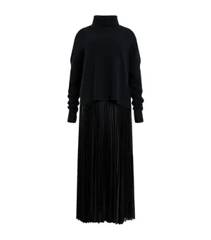 ALLSAINTS Spark 2-in-1 Midi Dress