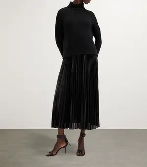 ALLSAINTS Spark 2-in-1 Midi Dress