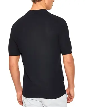 Orlebar Brown Horton Cotton Pique Tailored Fit Polo Shirt - Night Iris