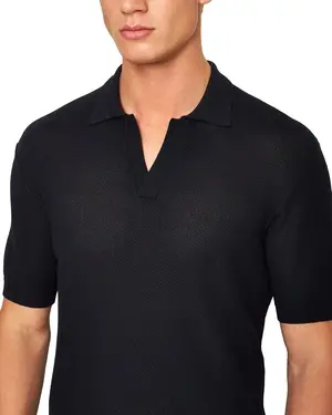 Orlebar Brown Horton Cotton Pique Tailored Fit Polo Shirt - Night Iris