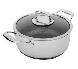 LIVWELL Diamondclad 6 Quart Hybrid Nonstick Pot With Lid - One-color
