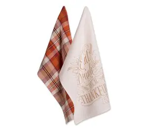 DESIGN IMPORTS Fall Be Thankful Kitchen Towels - One-color