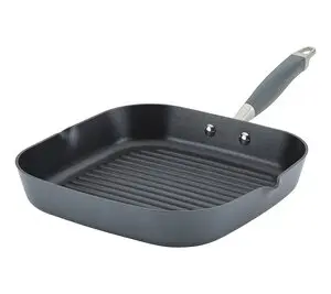 ANOLON Advanced Home Hard-anodized Nonstick Squ Are Grill Pan - One-color