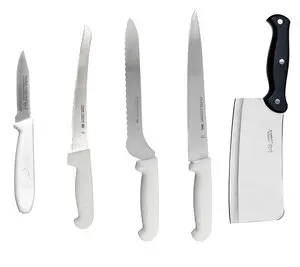 BERGHOFF 5pc Ergonomic Kitchen Knife Set Sharp Lade