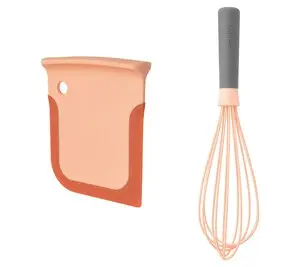 BERGHOFF Leo 2pc Whisk & Scraper Bake Set - One-color