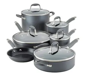 ANOLON Advanced Home Hard-anodized Nonstick Coo Kware Set, 11pc - One-color