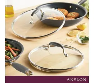 ANOLON Advanced Home Glass Lid Set, 2pc