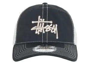 StÜssy X New Era 9twenty Trucker Cap - Shade Black