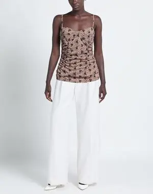Pinko Woven Polka-dot Sleeveless Top - Pink