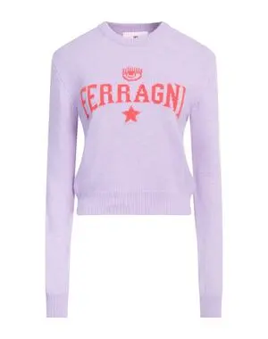 Chiara Ferragni Drop Shoulder Sweaters For Women