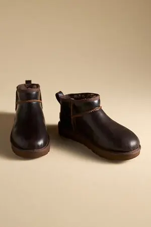 UGG Classic Ultra Mini Leather Boots