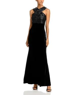 Eliza J Sleeveless Evening Dresses