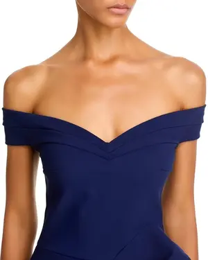 Chiara Boni La Petite Robe Off-the-shoulder Cocktail Dress