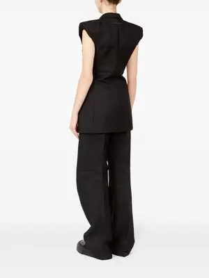 MAISON MARGIELA Raw-cut Edge Waistcoat - Black