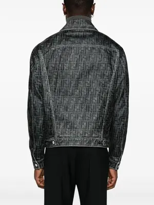 Fendi Ff-motif Denim Jacket