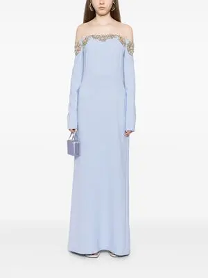 Costarellos Meline Gown - Blue