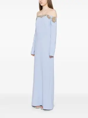 Costarellos Meline Gown - Blue