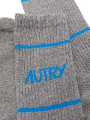AUTRY Logo Intarsia Socks