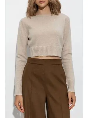 Max Mara Cropped Knitted Top