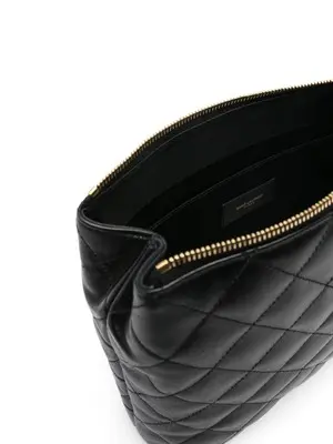 Saint Laurent Cassandre Quilted Makeup Bag