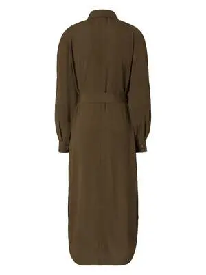 Pinko Crepe De Chine Shirtdress