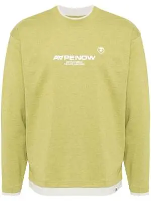 AAPE BY *A BATHING APE Moonface Logo-print T-shirt