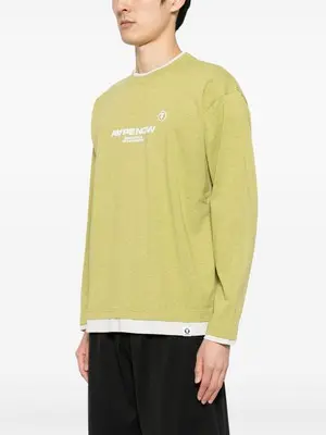 AAPE BY *A BATHING APE Moonface Logo-print T-shirt