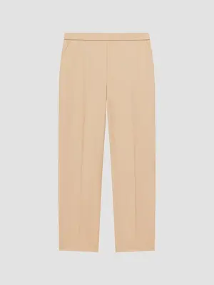 Theory Treeca Wool Crop Trousers New Camel