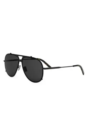 Dior Blacksuit A3u 59mm Sunglasses - Shiny Black / Smoke