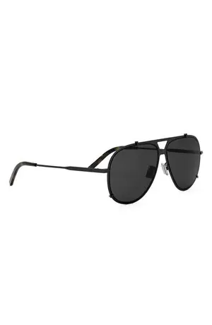 Dior Blacksuit A3u 59mm Sunglasses - Shiny Black / Smoke