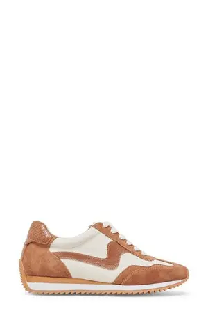 Dolce Vita Suede Sneakers - Pecan Nylon