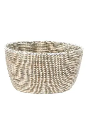 MBARE Oval Storage Basket Monochrome - White