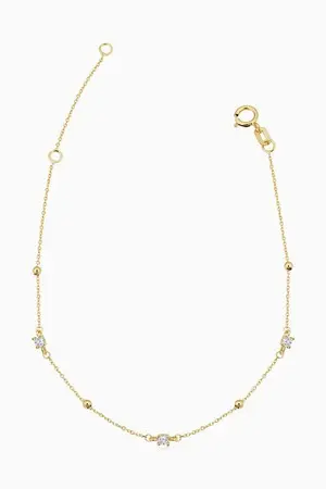 ORADINA 14k Seeing Sparks Bracelet - Yellow Gold